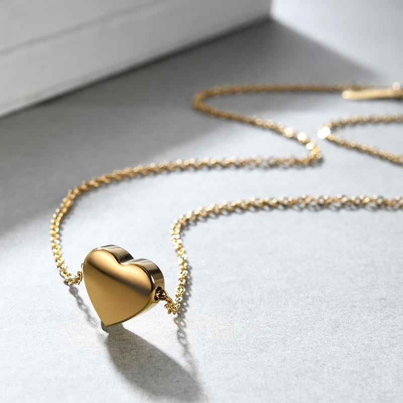 Lovely Tiny Heart Stainless Steel Necklace - TikTok Shop Philippines