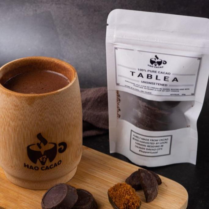 500g HAO CACAO Tablea (50 pcs) - 100% Pure & Unsweetened (VEGAN ...