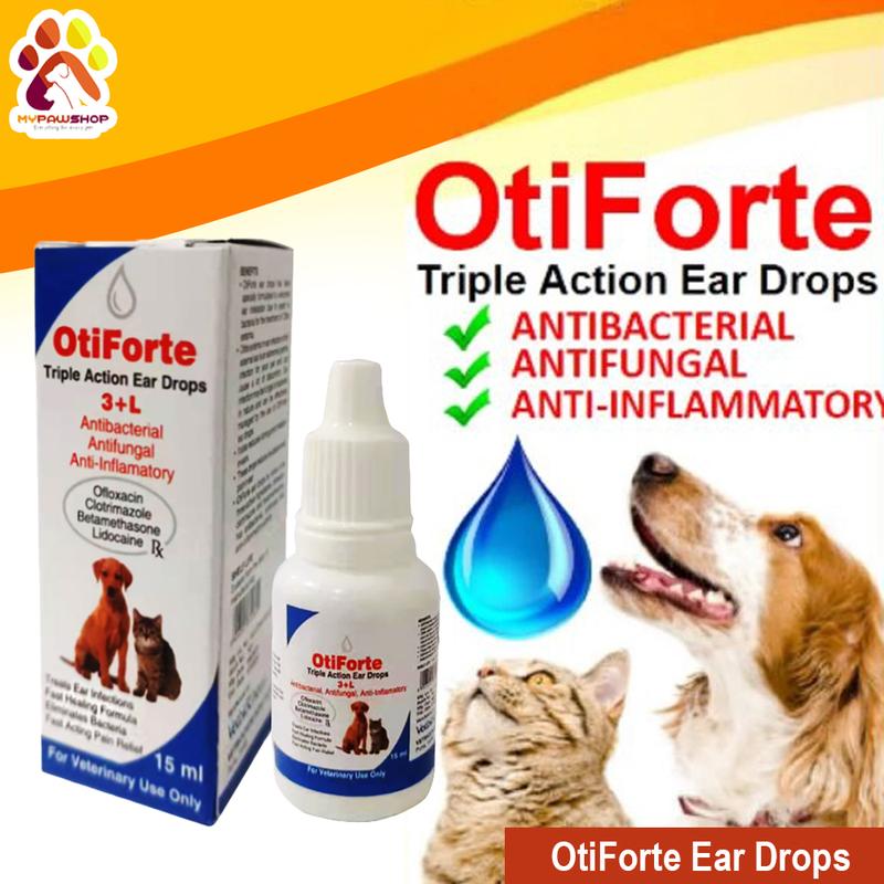 Triple Action Ear Drops Antibacterial Pet Ear Drops 15ml - TikTok Shop ...