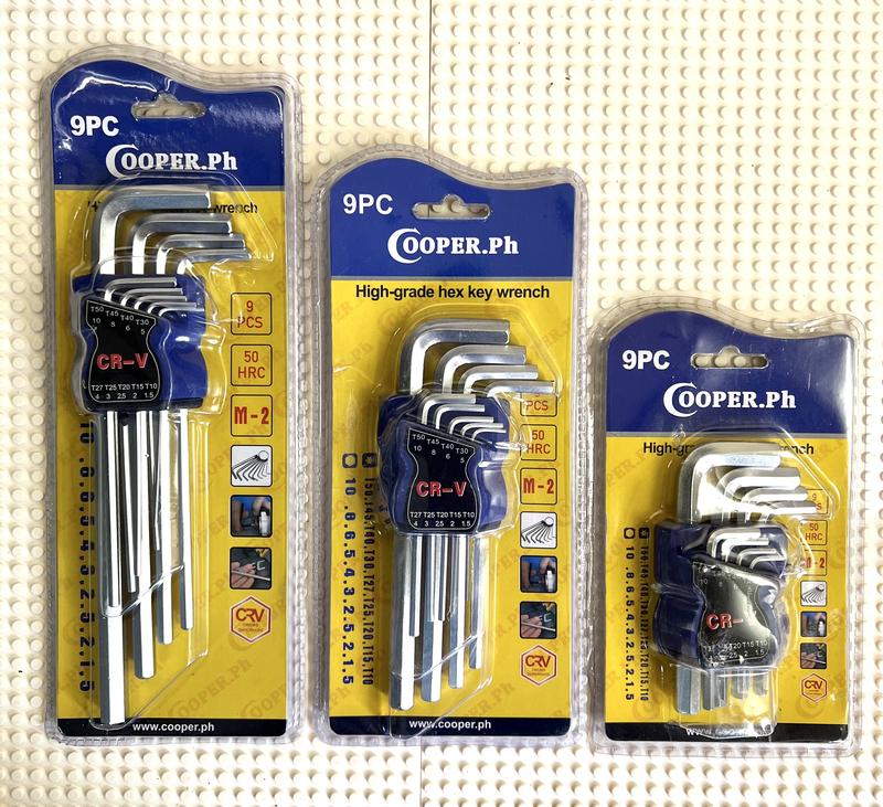 Cooper.ph CP-AWB 9pcs/set Hex wrench hand tools wrench set short ...