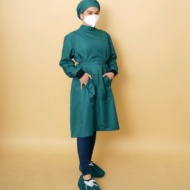 Teal Blue Basic PPE Isolation Gown Only - TikTok Shop Philippines