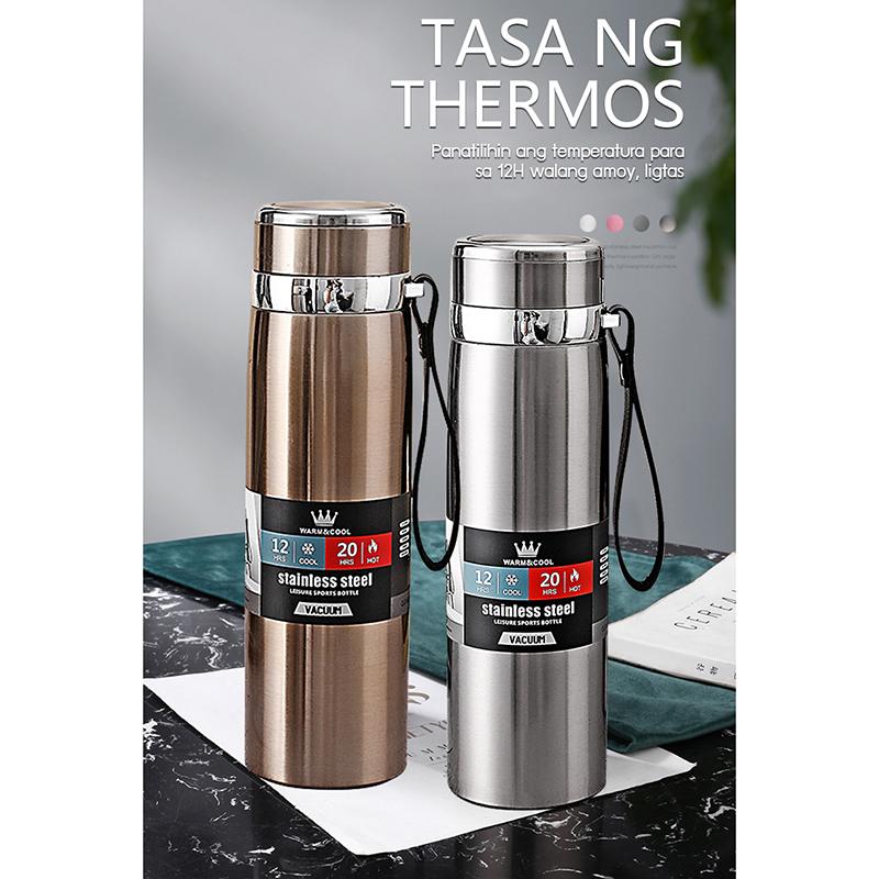 Stainless Steel Thermos Cup Vacuum Tumbler Sport Water bottl - TikTok ...
