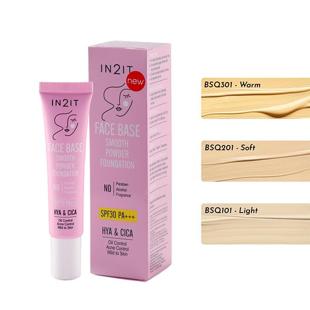 IN2IT Hya & Cica Smooth Powder Foundation Sunscreen SPF30 PA ...