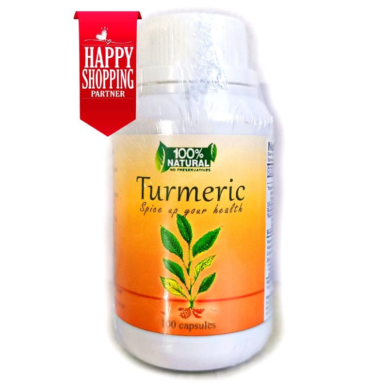 Turmeric Capsules Natural Herbs Food Supplement 100 Capsules - TikTok ...