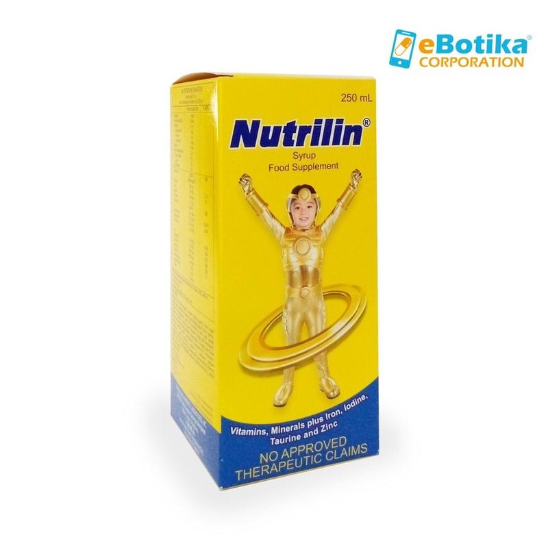Nutrilin Syrup 250mL Multivitamin For Children For Overall Health ...