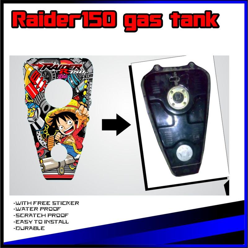 Raider 150 R150 Carb Gas Tank Sticker - TikTok Shop Philippines