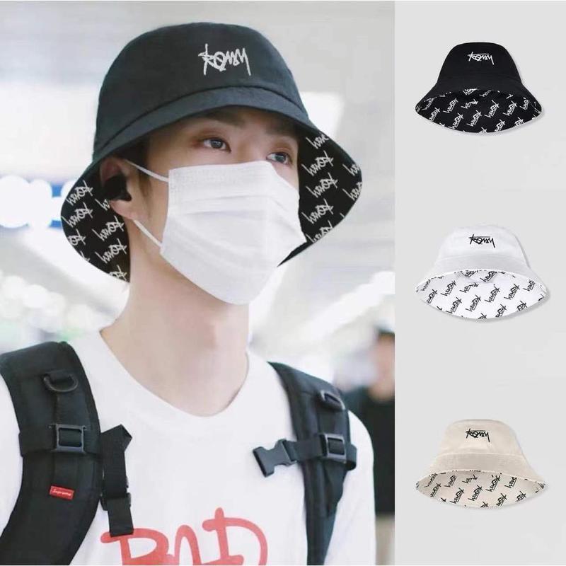 Moon Leaf ROMY Double -Sided Hats Fashionable Korean Hats Bucket ...