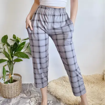 The Habit Korean Style Plaid Tokong Pants Checkered For Mens/Womens ...