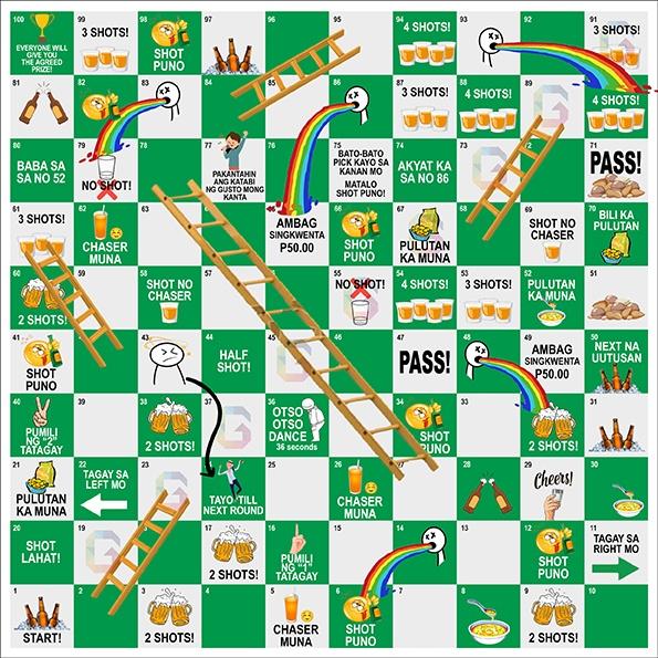 SHOT & LADDER BOARD GAME BEST FOR INUMAN SESSION Board Game with ...