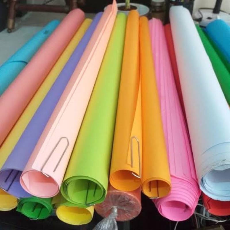 10pcs Cartolina per Roll White / Neon / Dark Colors Colored Paper ...
