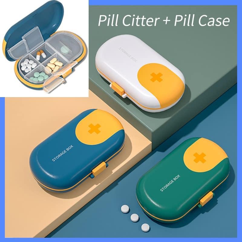 Pill Case Separator For Tablets Portable Mini Pill Cutter Large ...