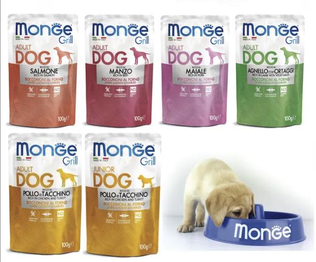 Monge Grill in Pouch for Dogs (100g) - High-Quality Dog Food - TikTok ...