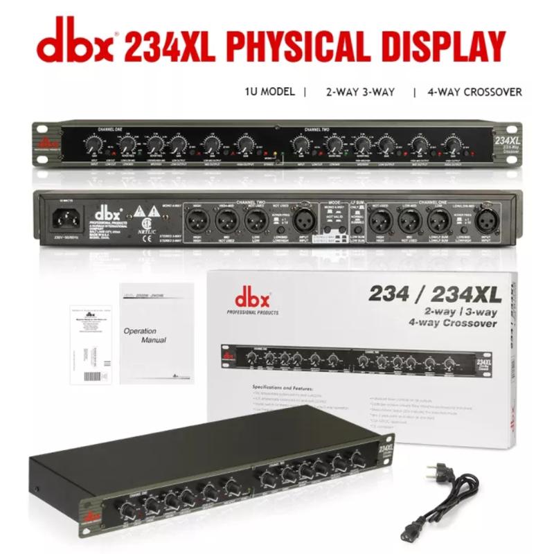 DBX 234XS/234XL Stereo 2 way/3 way / 4way Crossover Equalize - TikTok ...