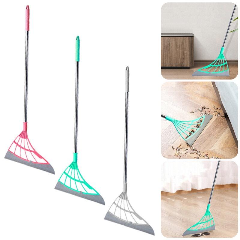 WG 2-in-1 Magic Sweeper Broom Wipe Silicone Mop Rubber Bathroom ...