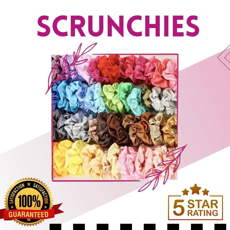 SCRUNCHIES HAIR TIE ASSORTED COLORS - SINGLE PACK - TikTok Shop Philippines