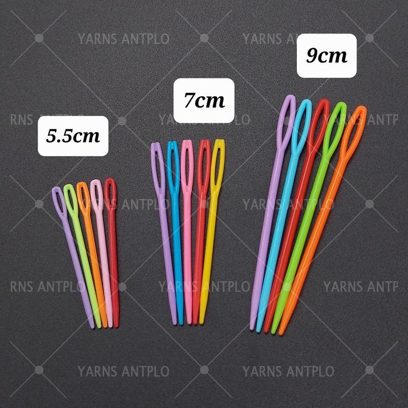 YACC: 50 PCS - PLASTIC DARNING/ YARN TAPESTRY NEEDLE 7cm/9cm/5.5cm ...