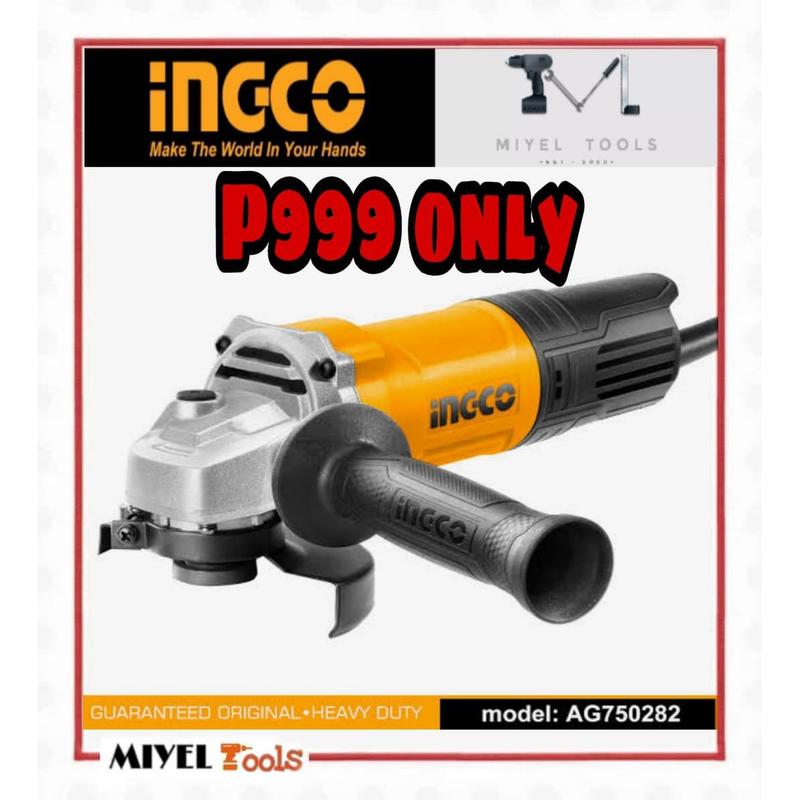 INGCO INDUSTRIAL Angle Grinder 750W AG70012 - TikTok Shop Philippines