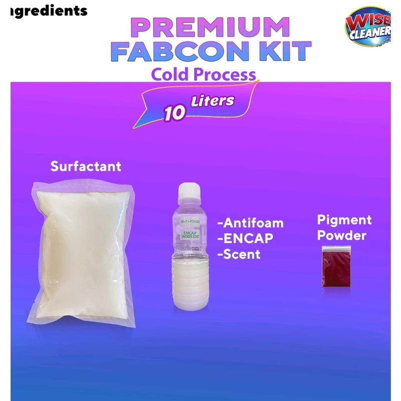 PREMIUM FABCON DIY KIT - WISE CLEANER Household Bottles - TikTok Shop ...