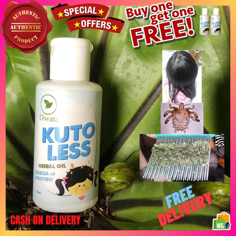 Pure Organic (Buy1Take1) Authentic Diwata Kutoless Lice Remover ...