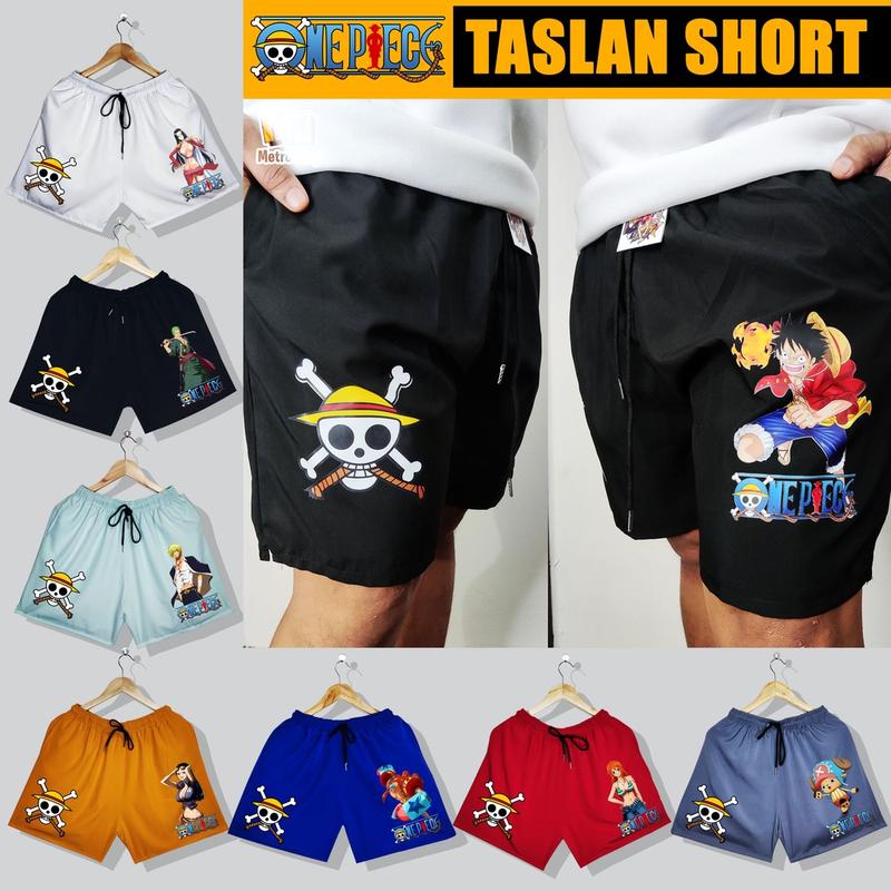 One Piece v2 Anime Shorts for Men & Women Sporty Fashion Taslan ...